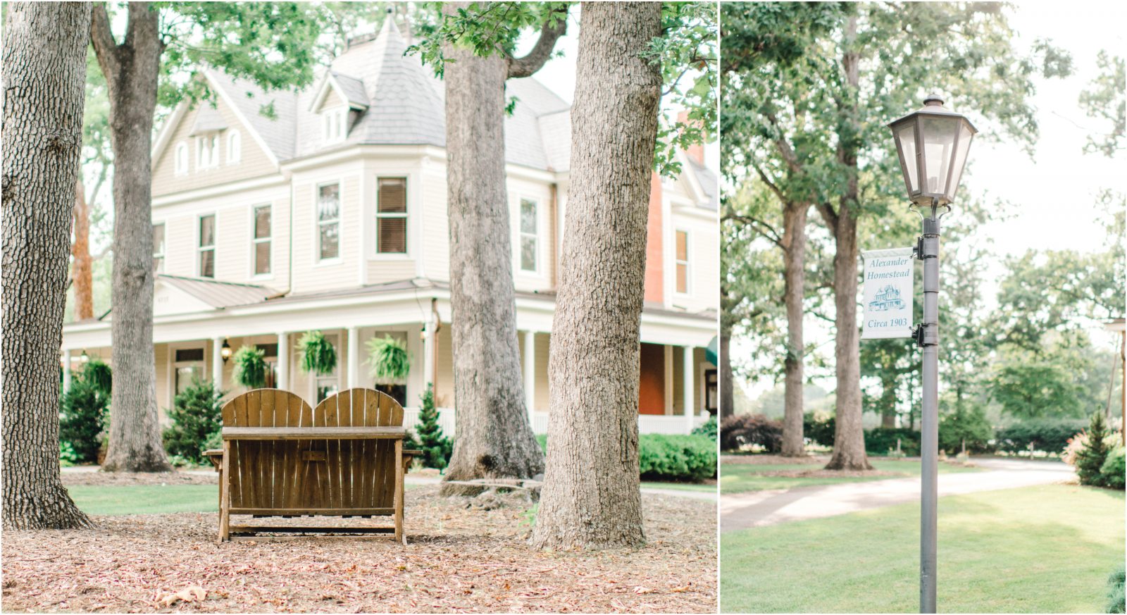 Charlotte Wedding at Alexander Homestead in North Carolina